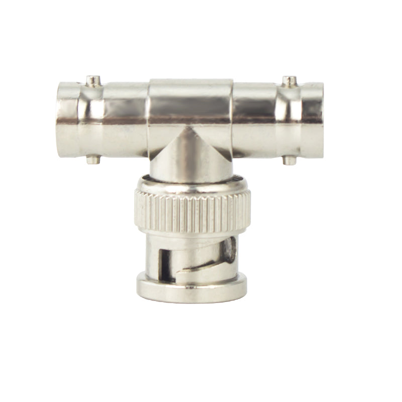 BNC Splitter BNC Male Connector to BNC Double Female (T-Shape) Adaptor ...