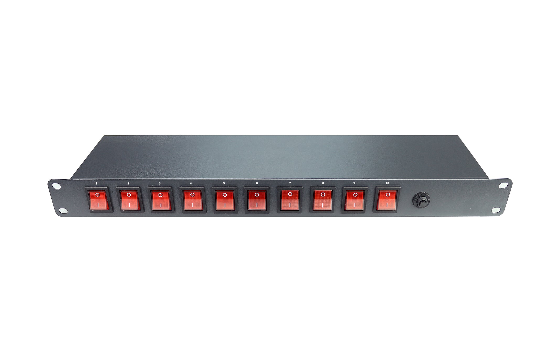 Rackmount Power Distributor Center 10 socket with 10 separate Switch ...