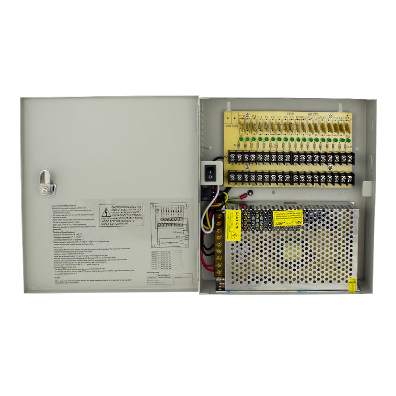 20A 18CH PTC FUSE CCTV POWER BOX – UltraPoE